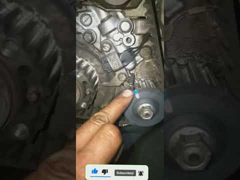 4G64 Mitsubishi timing belt installation.