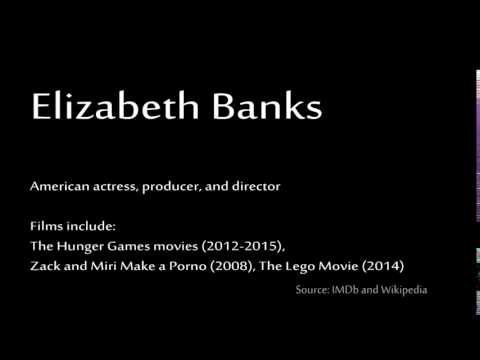 How to pronounce - Elizabeth Banks