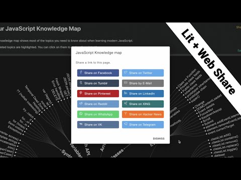 Build a Web Share API web component with Lit