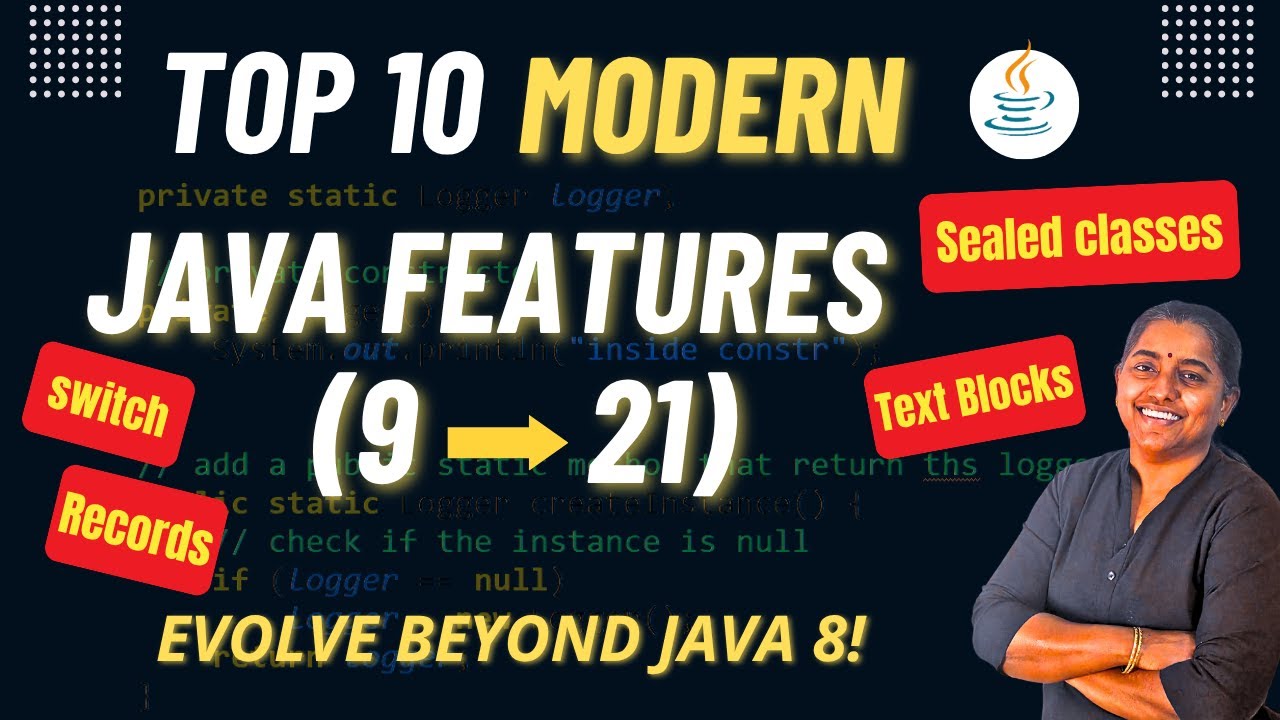 Top 10 Java Features from Java 9 to 21 🚀 | Every Developer Must Know