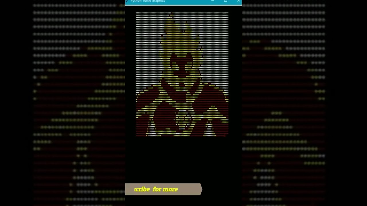 Ben 10 Heatblast ASCII Drawing in Python Turtle