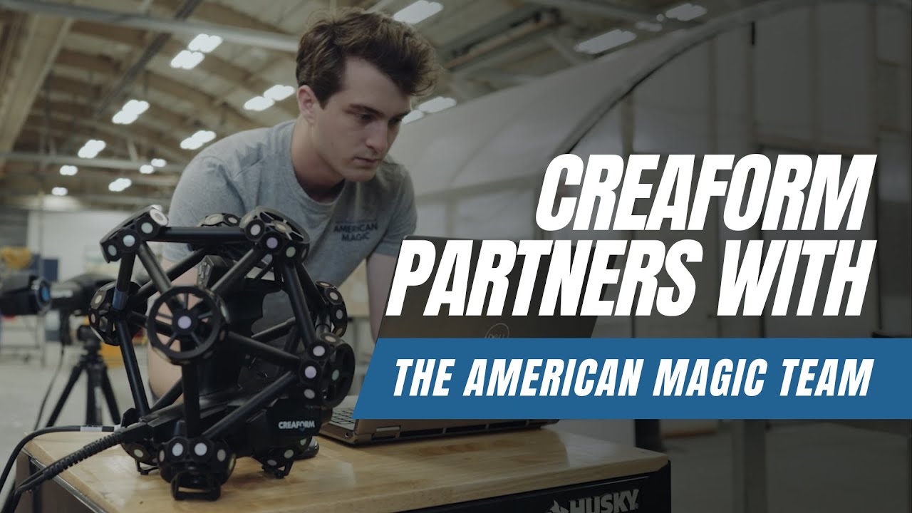 American Magic and Creaform gear up to design the AC75 for the 37th America's Cup with 3D scanners