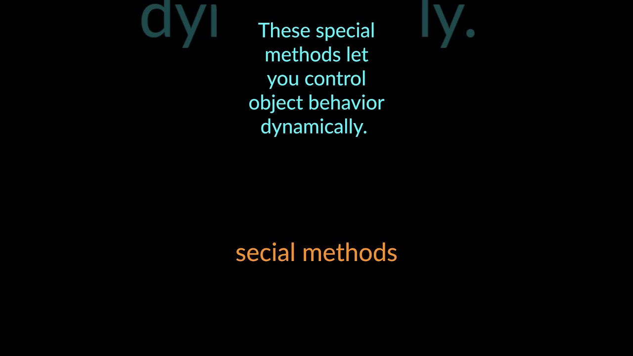 Magic methods cheat sheet