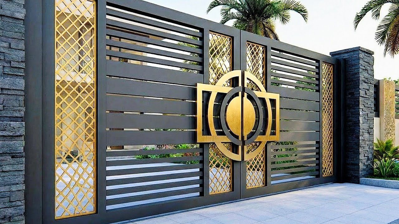 100 TRENDY  Modern Gate Designs 2026 | Best Sliding, Wooden & Iron Entrance Gate Ideas P2