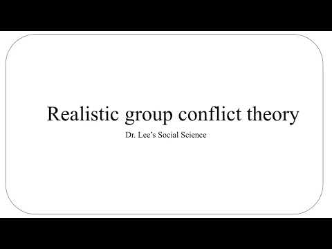 Realistic group conflict theory