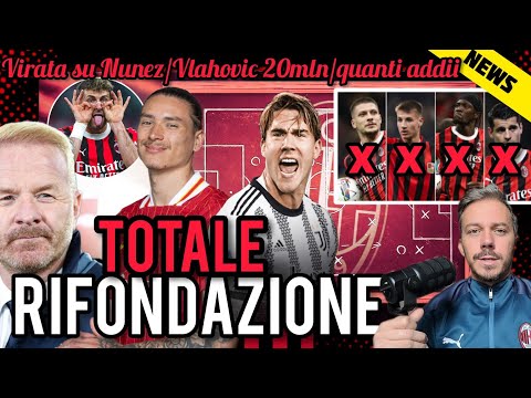 👀VIRATA SU NUNEZ😱RIFONDAZIONE ATTACCO⚠️TARE RIBALTA TUTTO💣VLAHOVIC 20MLN📣QUANTI ADDII🚨SIRENE INGLESI