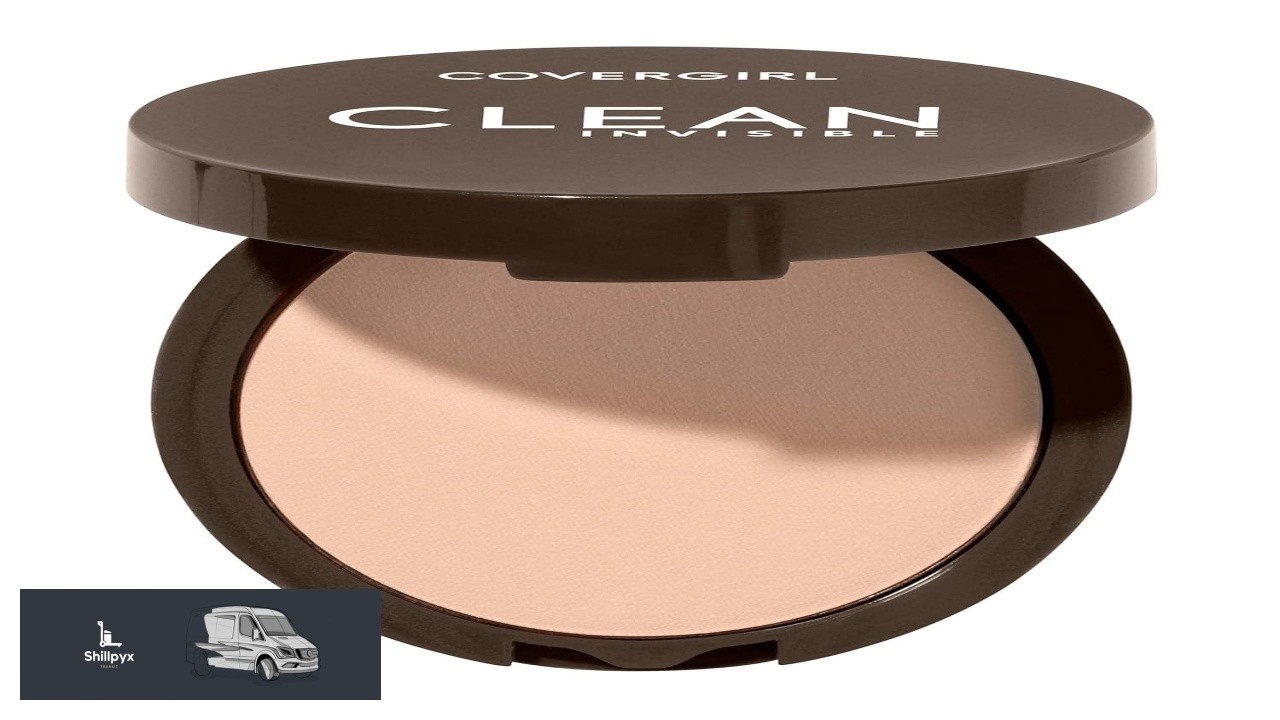 Covergirl Clean Invisible Pressed Powder Lightweight Breathable Vegan Formula Creamy