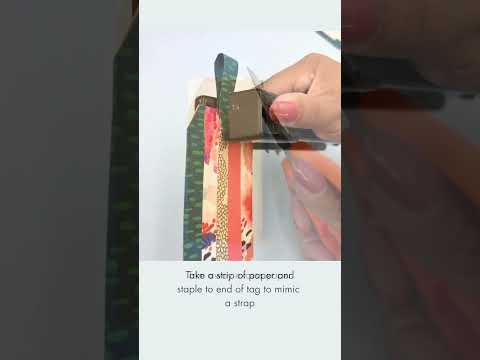Easy DIY Paper Luggage Tag