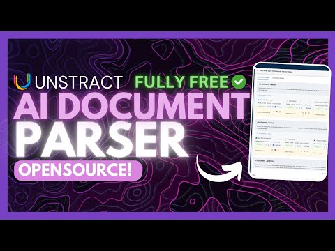 Unstract: AI Document Parser: Extract Data from Complex PDFs + LLM Challenge! (Opensource)