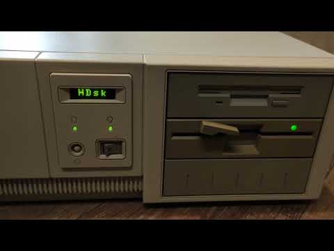 RETRO PC komplett gép - DELL 325D - 386 - 386DX-25 - DOS - WIN - 360K ...