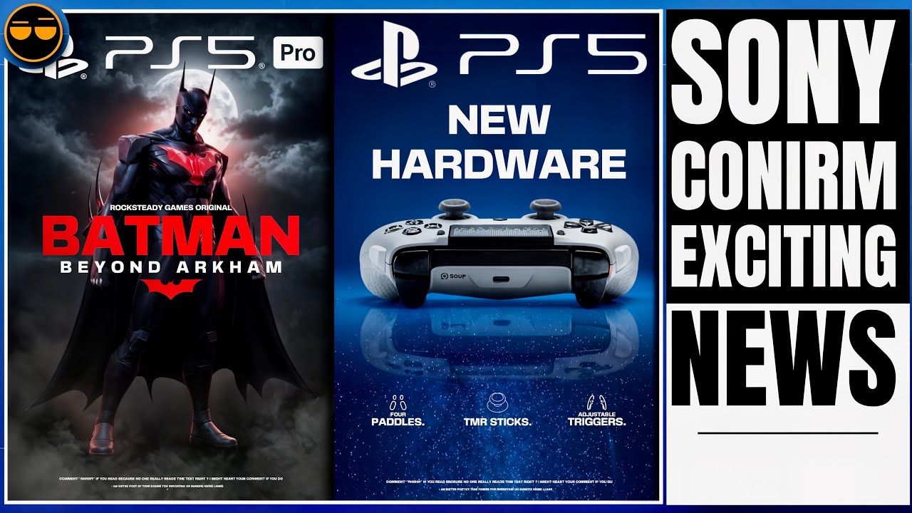 PLAYSTATION 5 - NEW PS5 PRO CONTROLLER ! / SONY TEASES BIG GAME NEWS UPDATES ! / BATMAN BEYOND PS5…