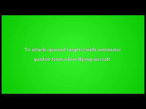 Strafe Meaning