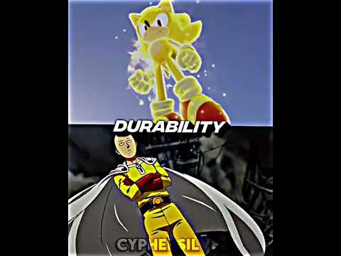 Sonic Vs Saitama Who is stronger