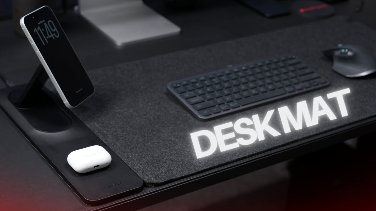 Journey ALTI Lift Desk Mat with Wireless Charging Built-In!