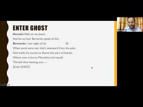 Review Lecture 2: Why Shakespeare, again?! Enter Ghost/ Quintessence of Dust