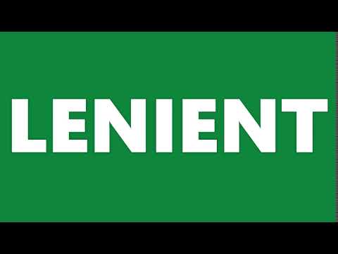 LENIENT ANTONYM