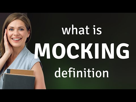 Mocking | MOCKING meaning