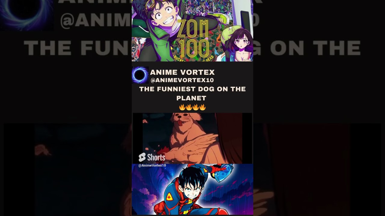 The Funniest dog on the planet 🔥🔥🔥🔥#funny #anime #zom100anime #dog