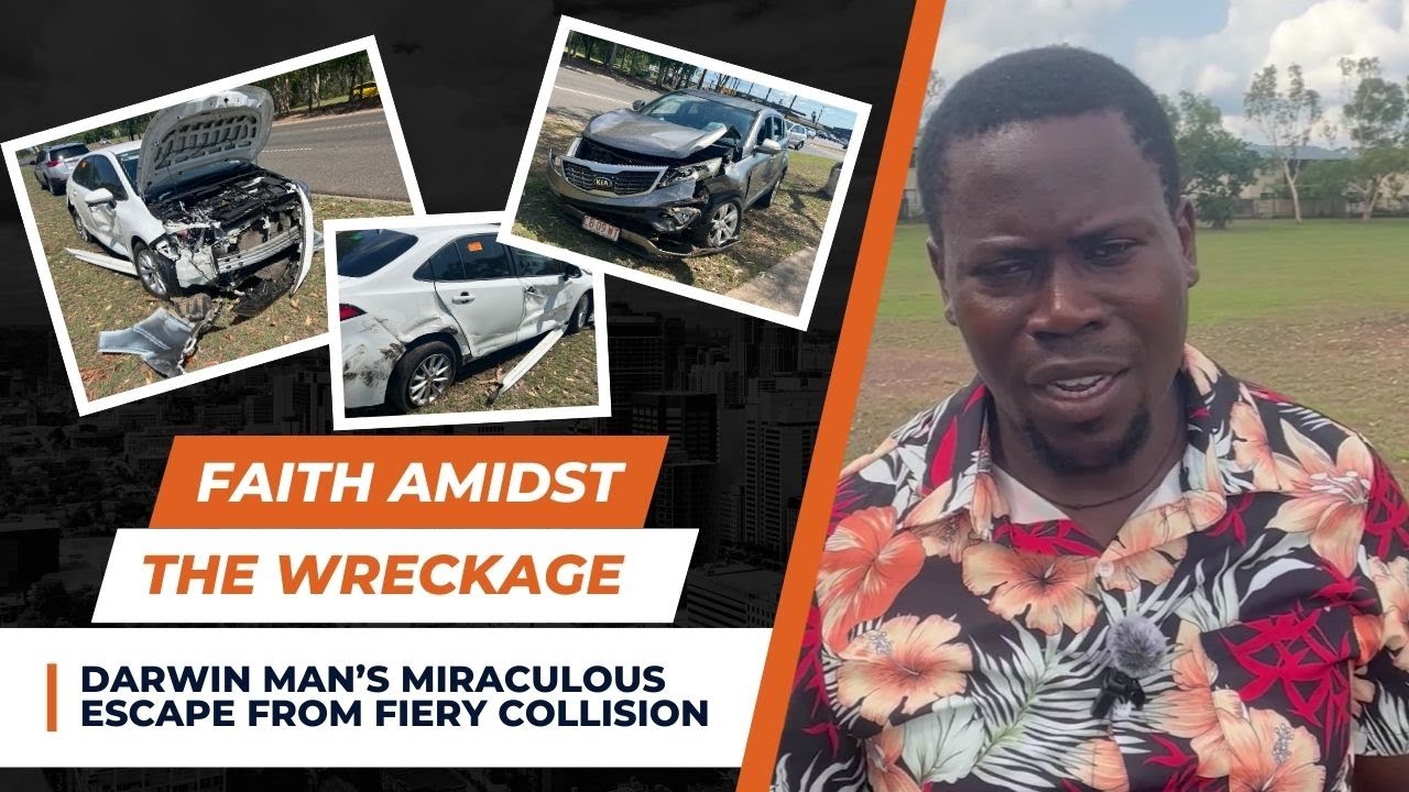 Faith Amidst the Wreckage: Darwin Man’s Miraculous Escape from Fiery Collision – Diocese of Darwin