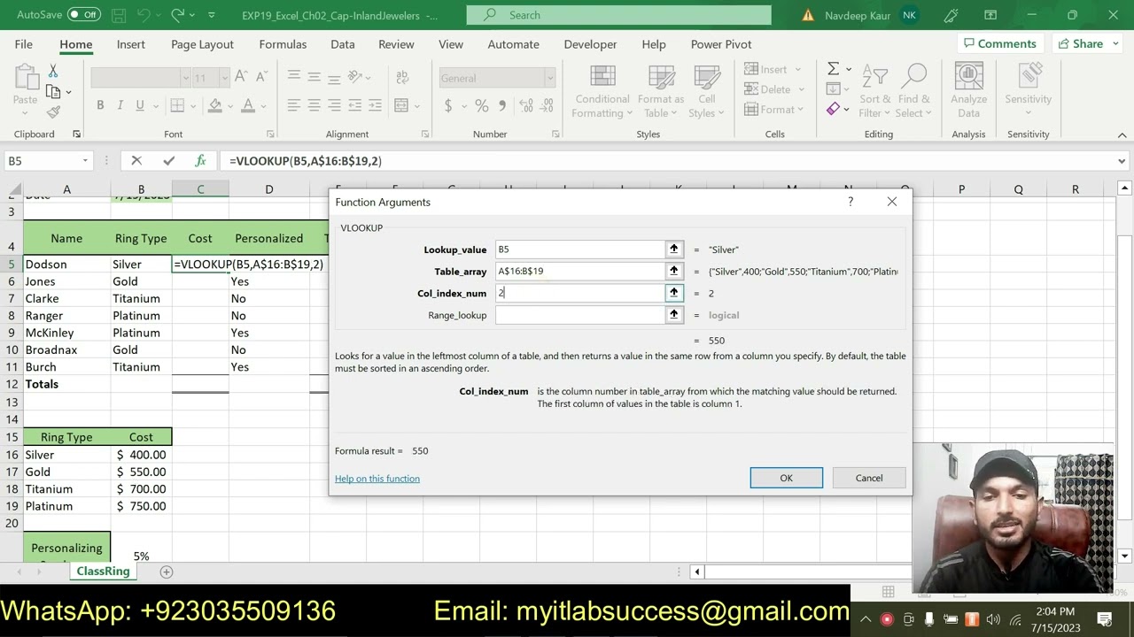 Exp19_Excel_Ch02_CapAssessment_Inland_Jewelers | Excel Chapter 2 Capstone Inland Jewelers