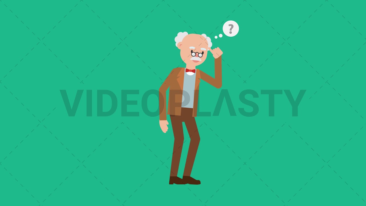 Professor Thinking Animation [MOV & GIF]