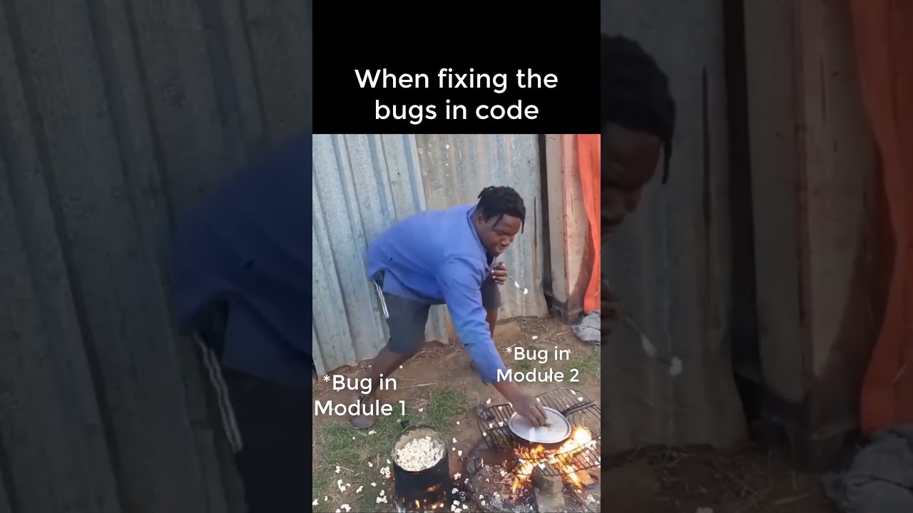 When Fixing the Bugs in Code 😂 #developermemes #codingmemes #funny #comedy #Programmingmemes