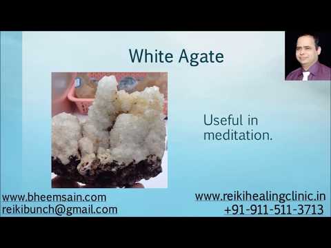 Crystal Healing 5(Orange Carnelian, Smoky Quartz, White Agate) II Bheem Sain Arora II Reiki