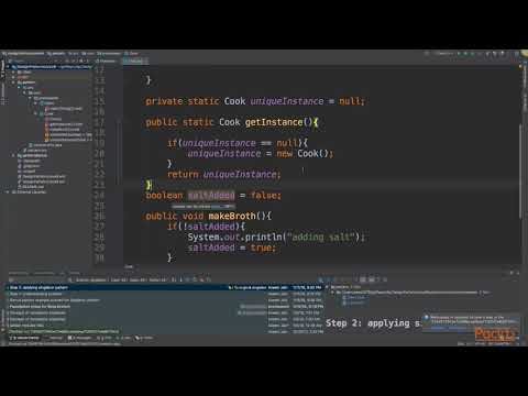 Learn Learn Design Patterns with Java Singleton Design Pattern | packtpub com - Mind Luster