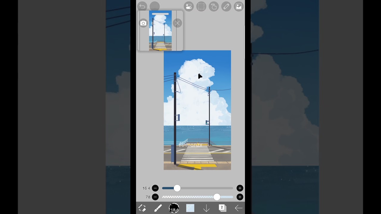 Cloud Brush ☁️ #ibispaintx #painting #art #digitalart #tutorial