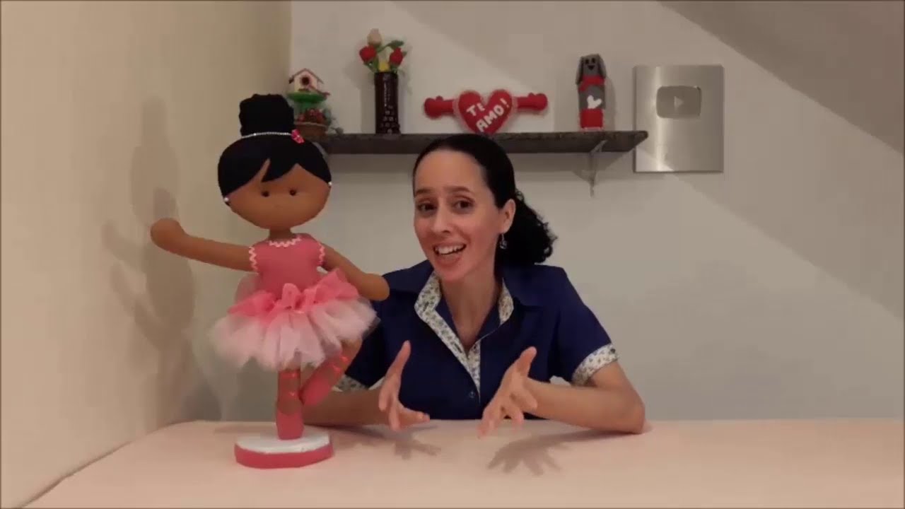Conheça a Bailarina ALICE em Feltro