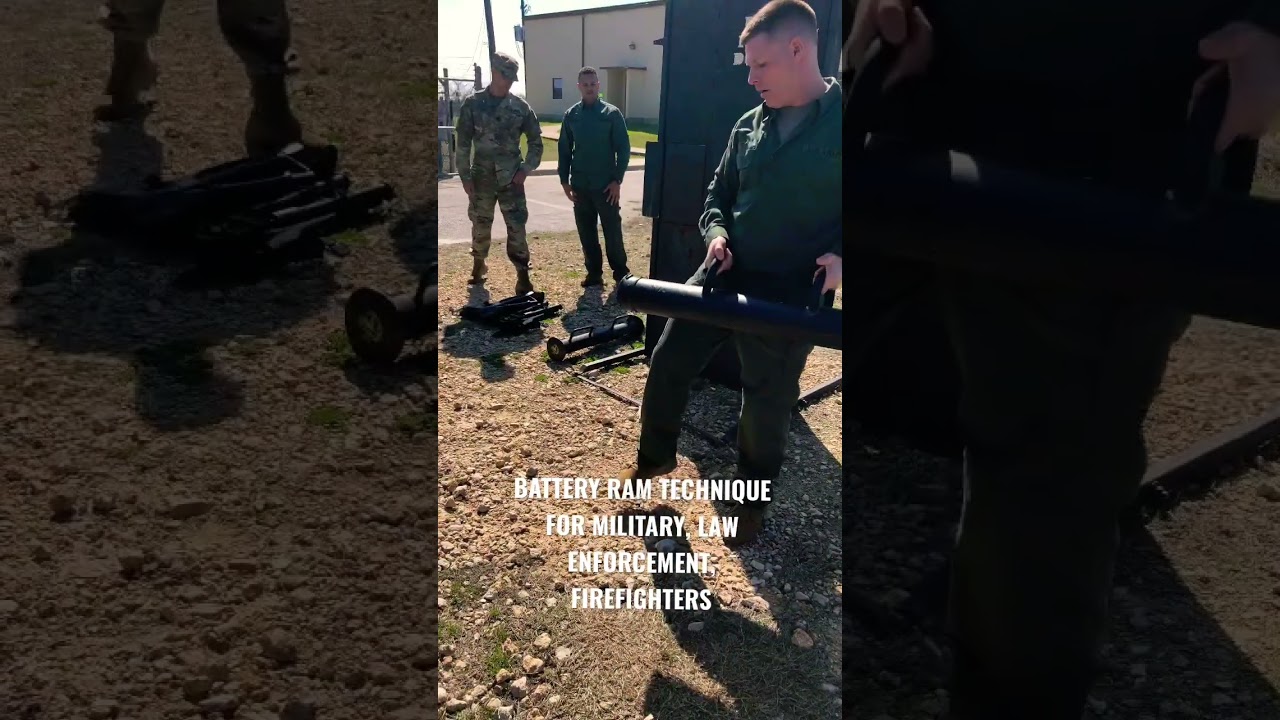 BATTERY RAM TECHNIQUE FOR MILITARY | LAW ENFORCEMENT | FIREFIGHTERS