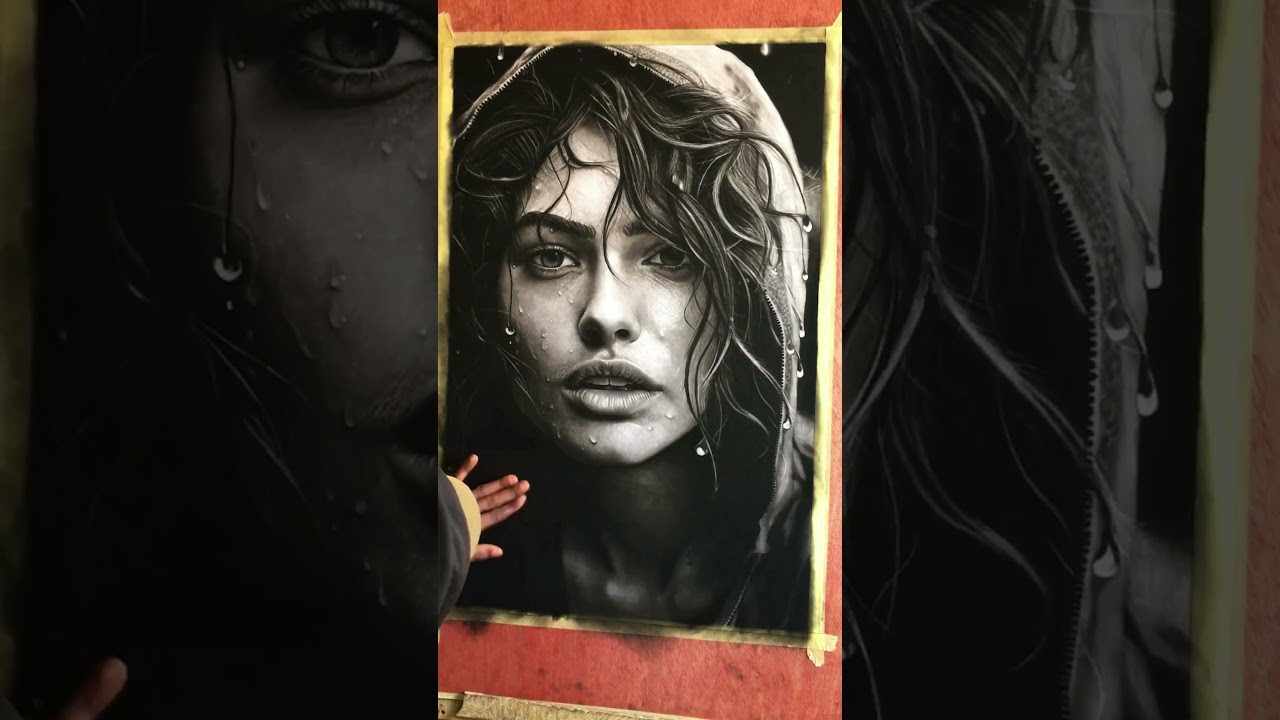 Insanely Detailed Art using Charcoal 🙌 🔥