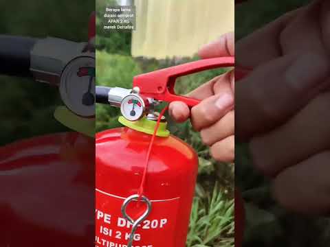 berapa lama durasi semprot APAR tabung pemadam api 2kg merek DELTAFIRE