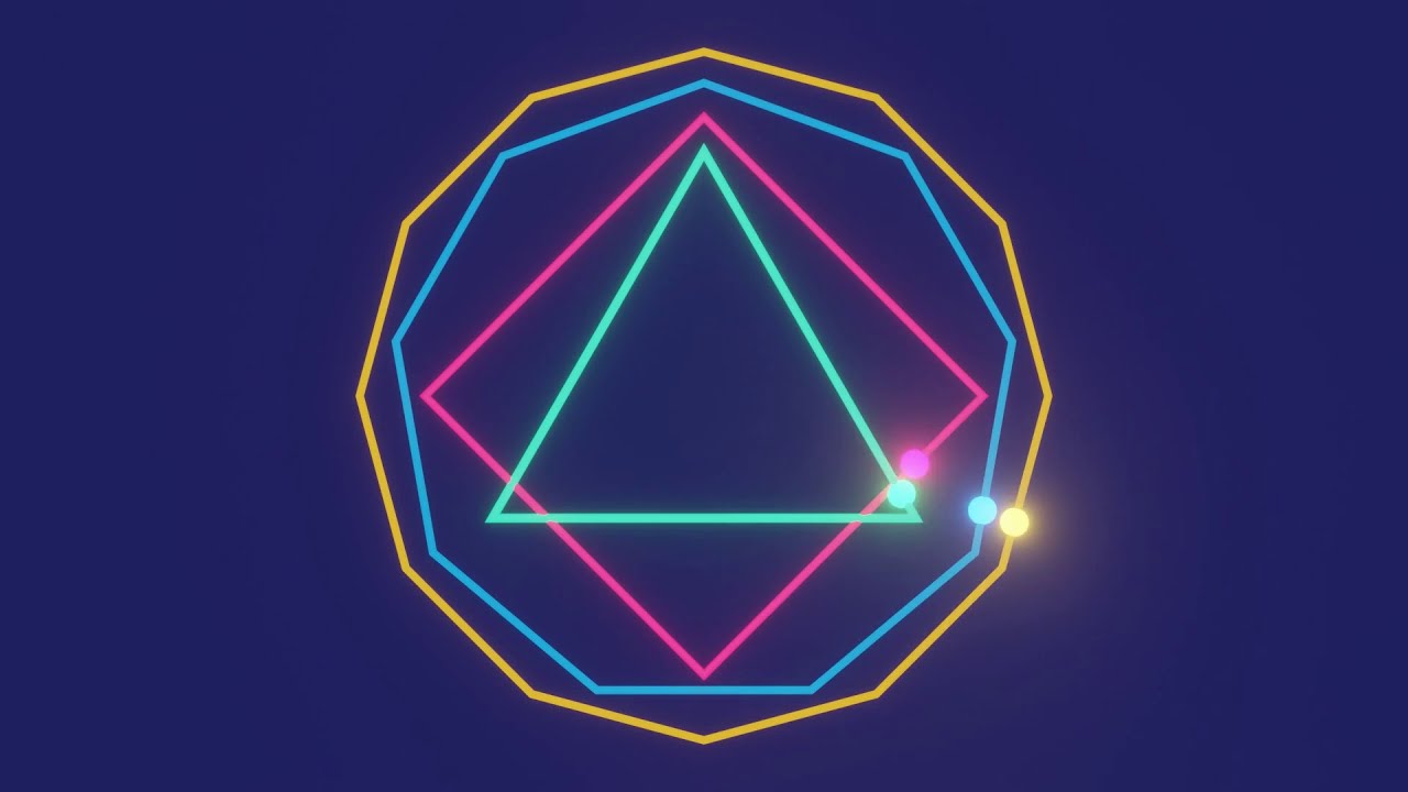 Polyrhythms Visualization 3:4:9:12 || Best Animated Polyrhythms || #110