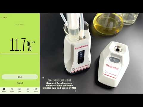 How to measure alcohol content in wine with the EasyDens & SmartRef Combo