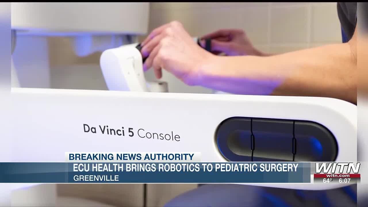 ECU Health performs first pediatric robotic surgery