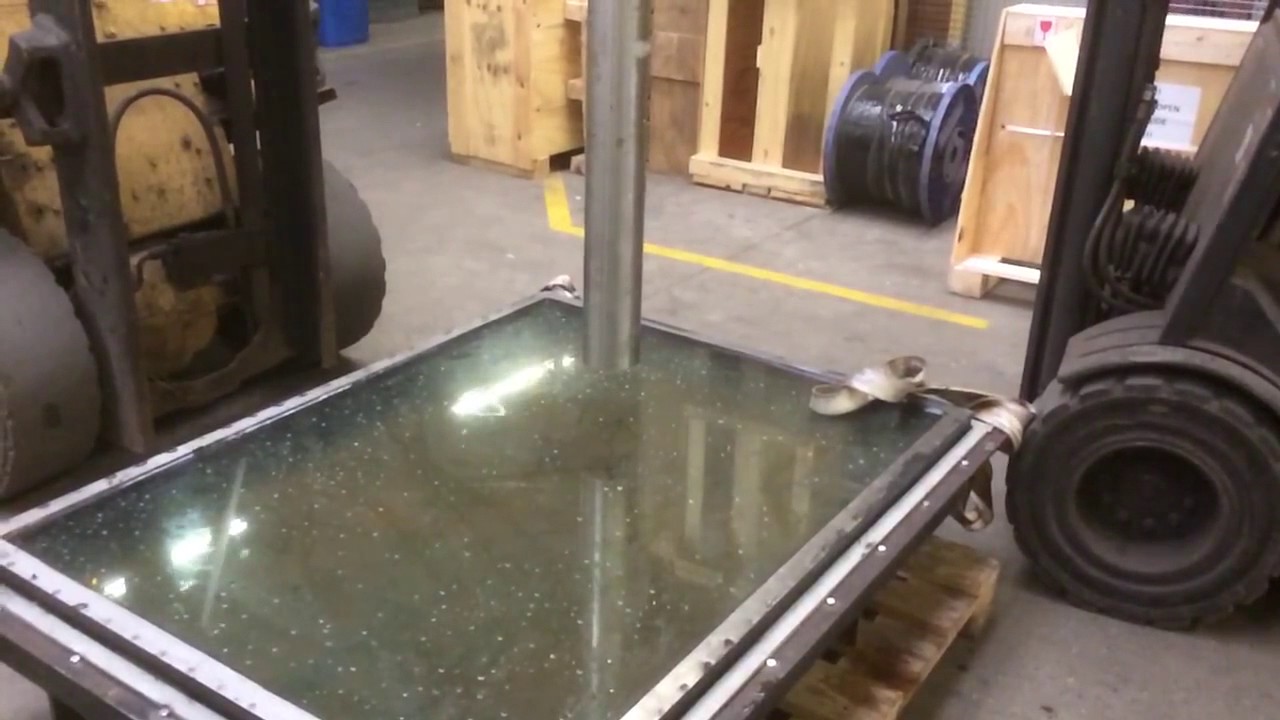 Marine Safety glass - Impact test