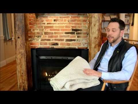 Cotton Blanket | Ticking Stripe | Brahms Mount