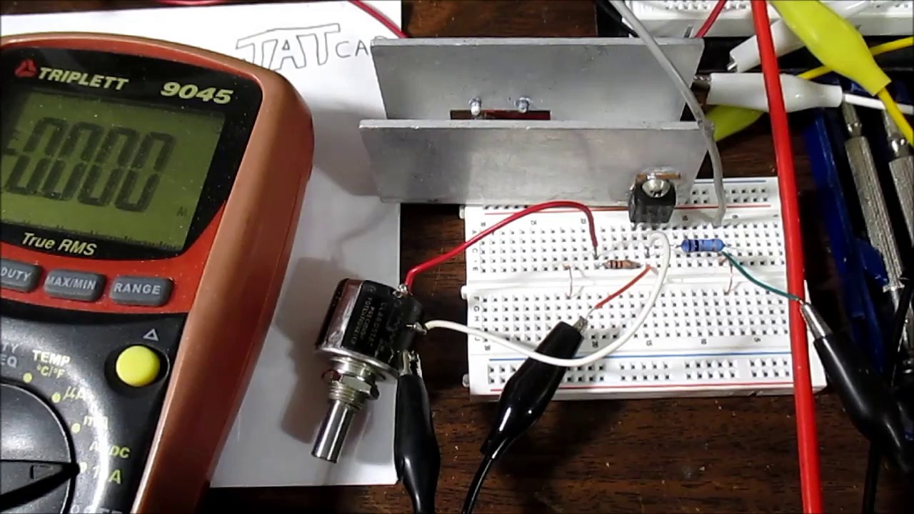 Basic transistor current limiter circuit