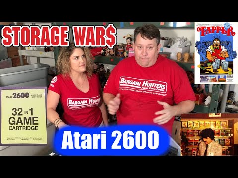 $4000 Atari 2600 Games found Storage Wars Auction Lockers Casey Nezhoda