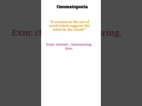 literary Term ||Onomatopoeia|| in Hindi by @loveforenglishliterature7639