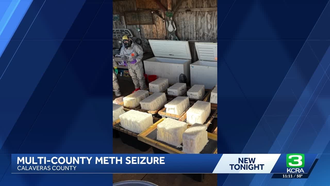 2,700 pounds of meth seized in Northern California drug bust is one of the largest in U.S. history