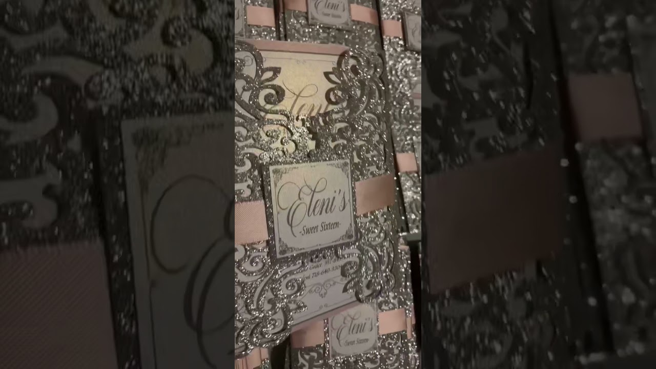 Quinceañera invitations