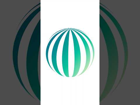 Design This Stripe Ball In Illustrator Tutorial #graphicdesign #ai #learnillustrator #illustrator