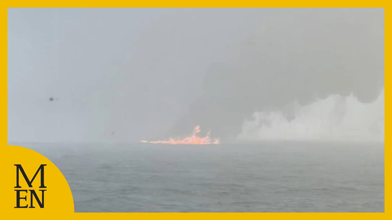 Oil tanker on fire in North Sea was carrying jet fuel as ship company ...