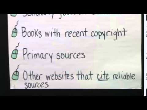 Finding Reliable Sources