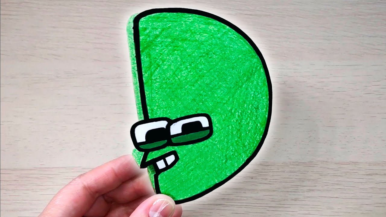 Cool Craft | Paper Alphabet Lore D