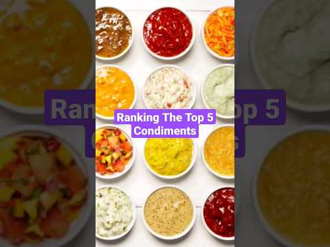 Ranking The Top 5 Condiments #shorts #mustard