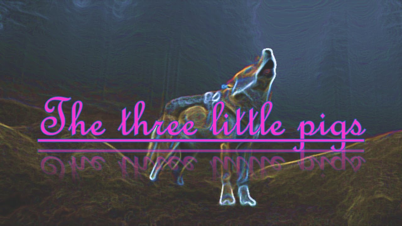 The Three Little Pigs illustrated with AI