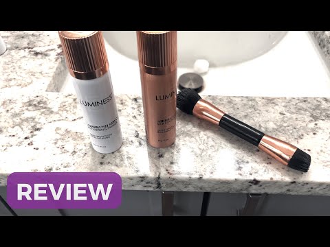 REVIEW: LUMINESS Airbrush Spray Silk Foundation Starter Kit